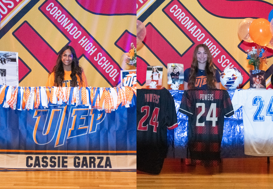 Coronado High School's Cassie Garza and Lilly Powers Sign With UTEP ...